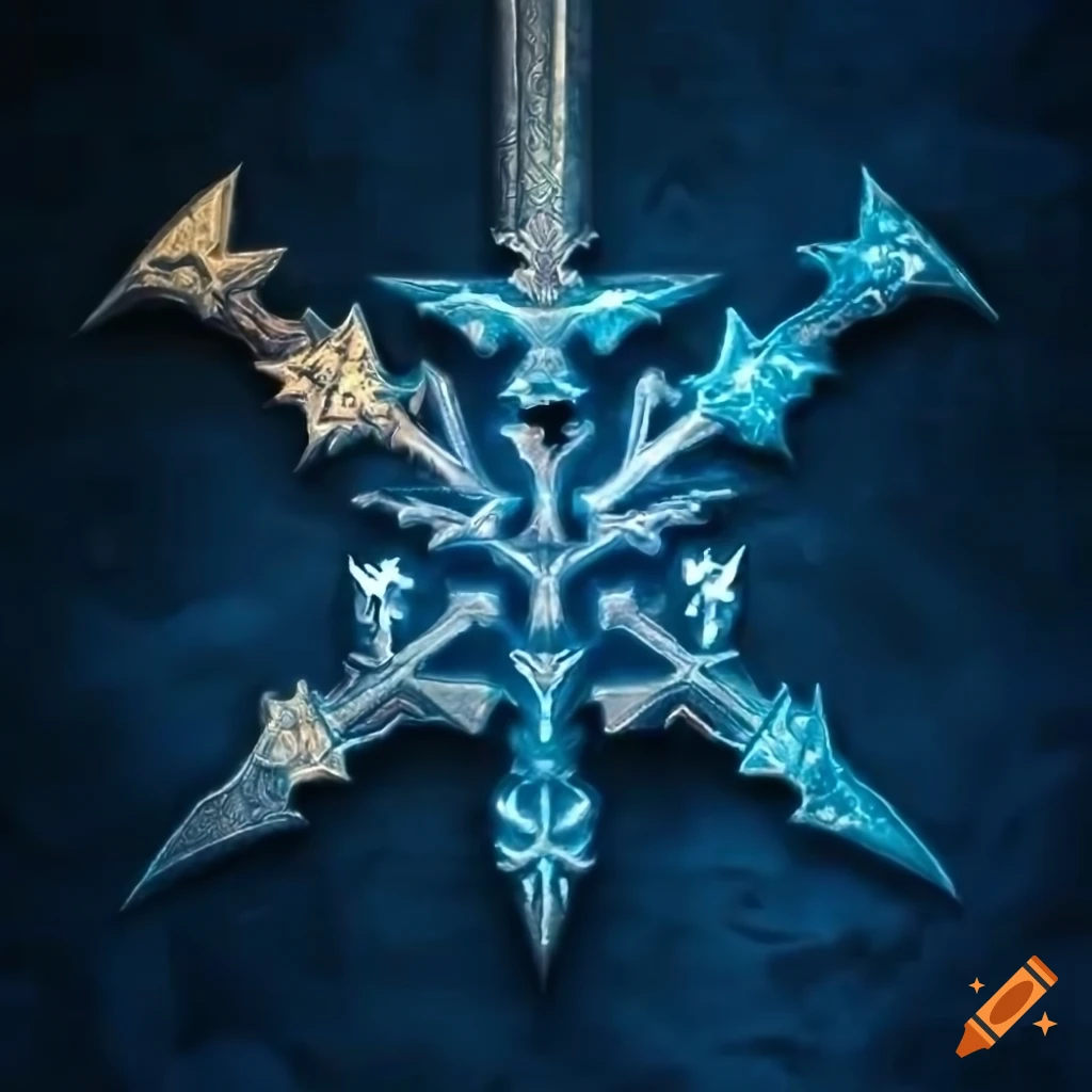 Emblem of the frost breakers guild with picks