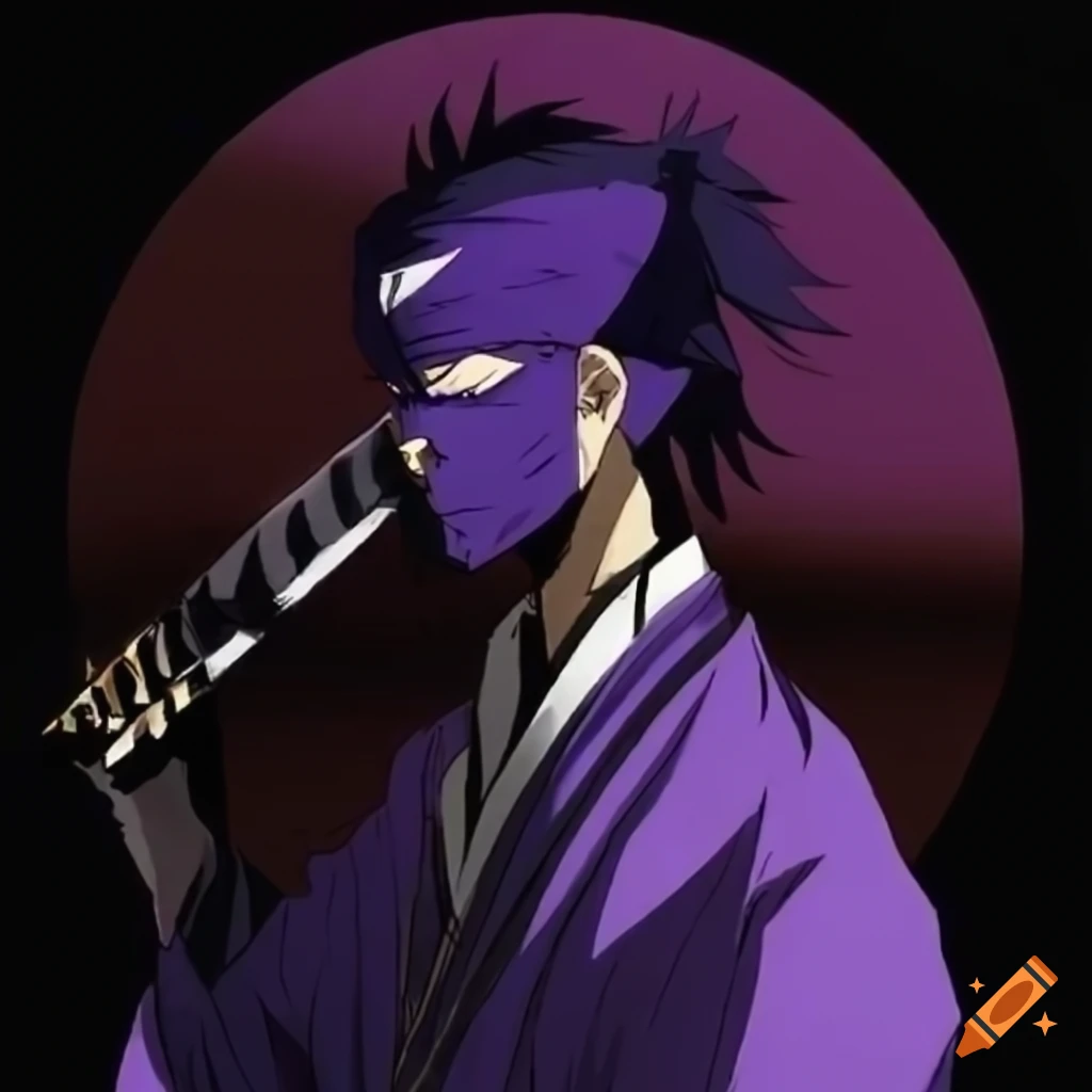 Character illustration of a dark blonde male ninja with blue eyes on ...