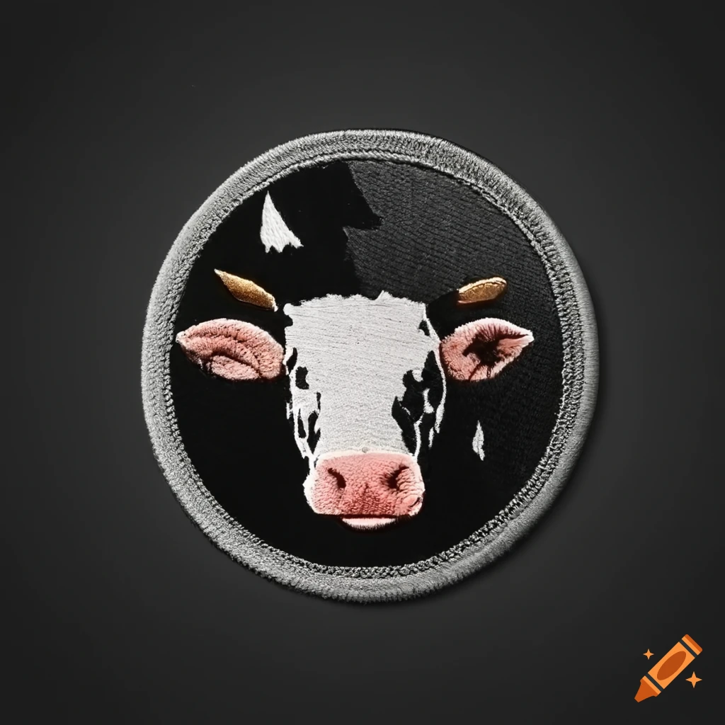 Minimalist noir graphic design patch on Craiyon