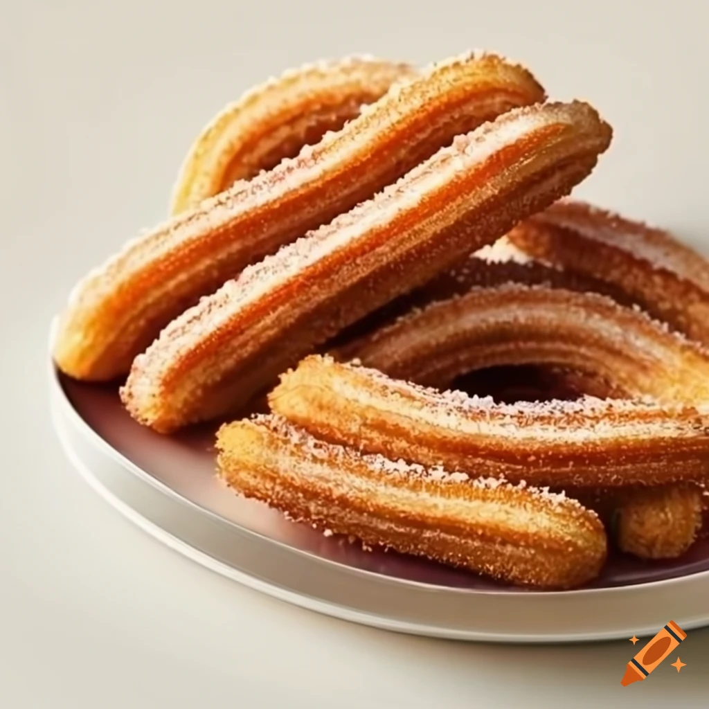 Morning churros with moringa on Craiyon