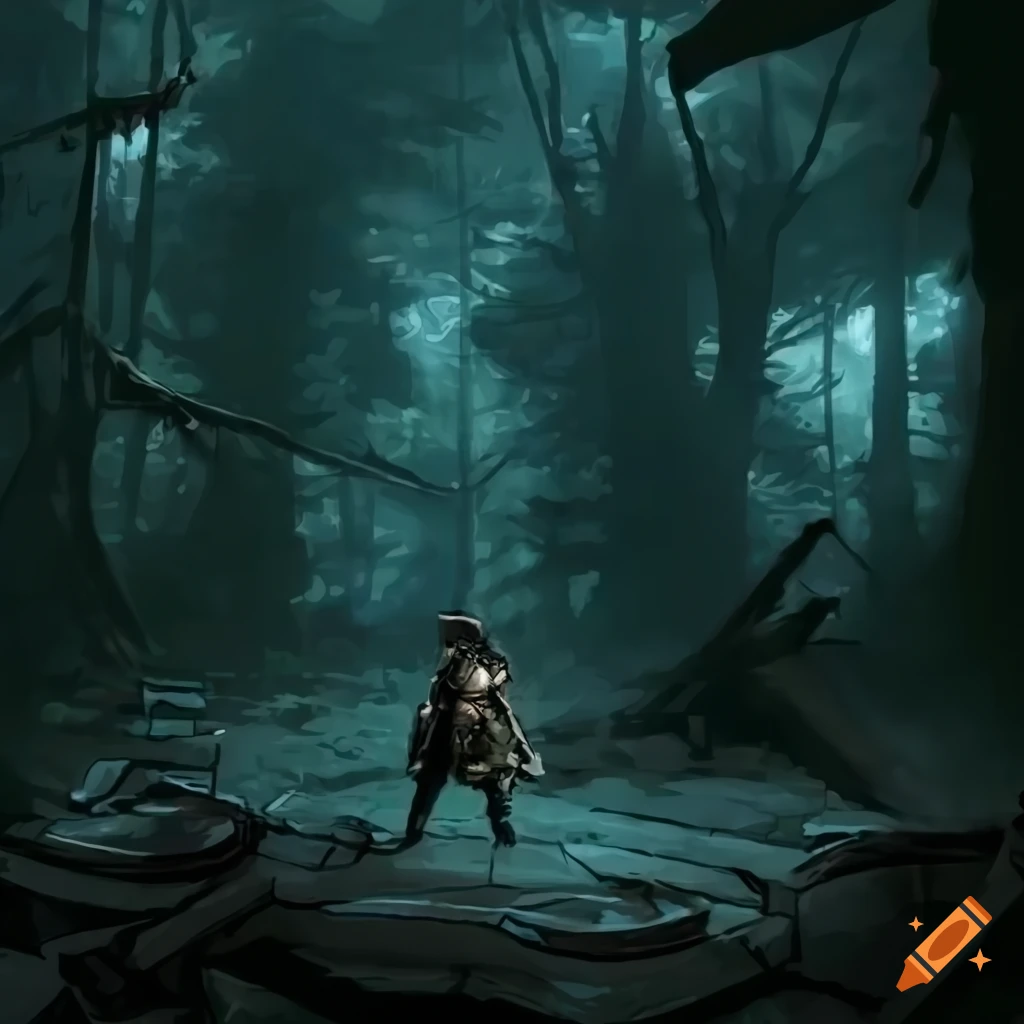 Image of a heroic team battling enemies on Craiyon