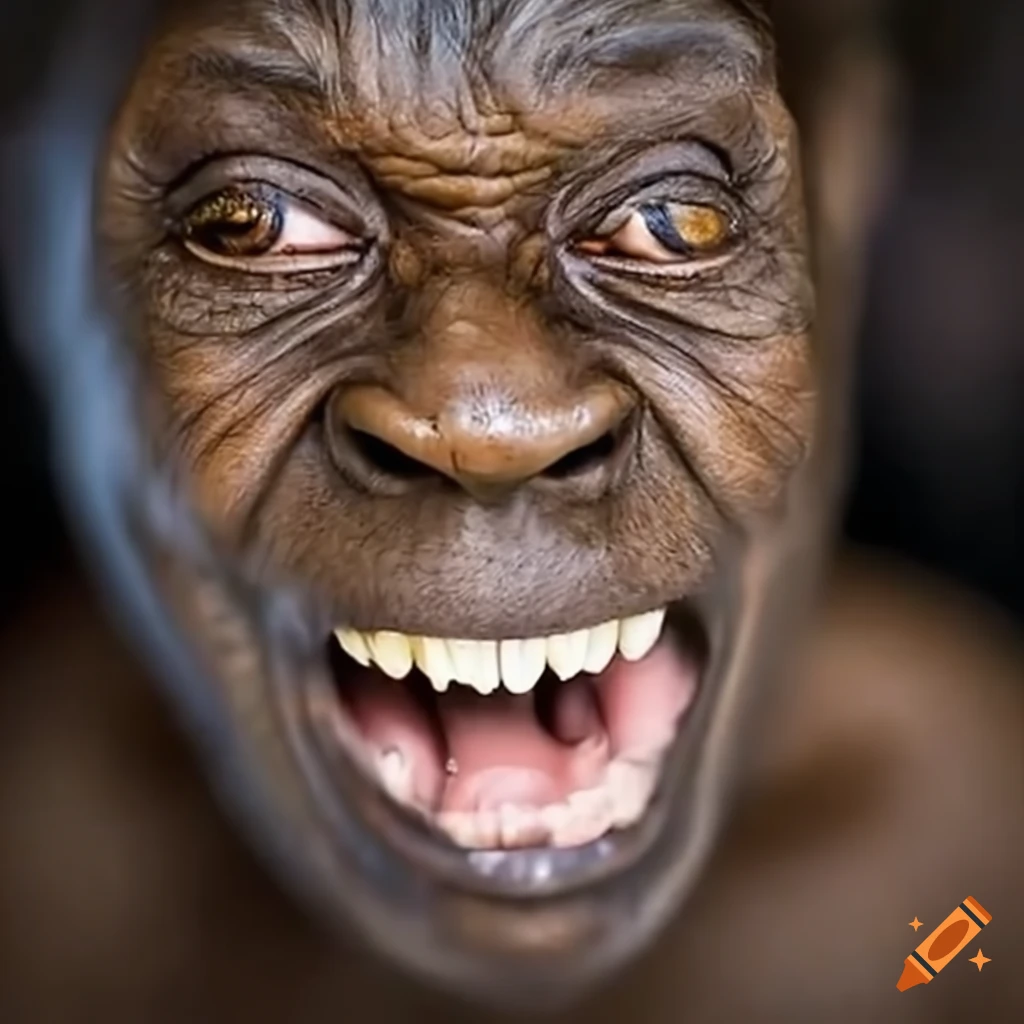 Friendly tumor with eyes and teeth in high resolution on Craiyon