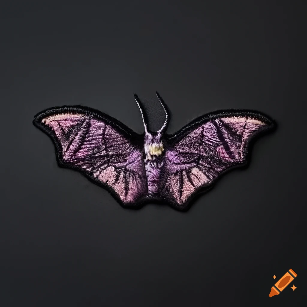 Noir moth patch