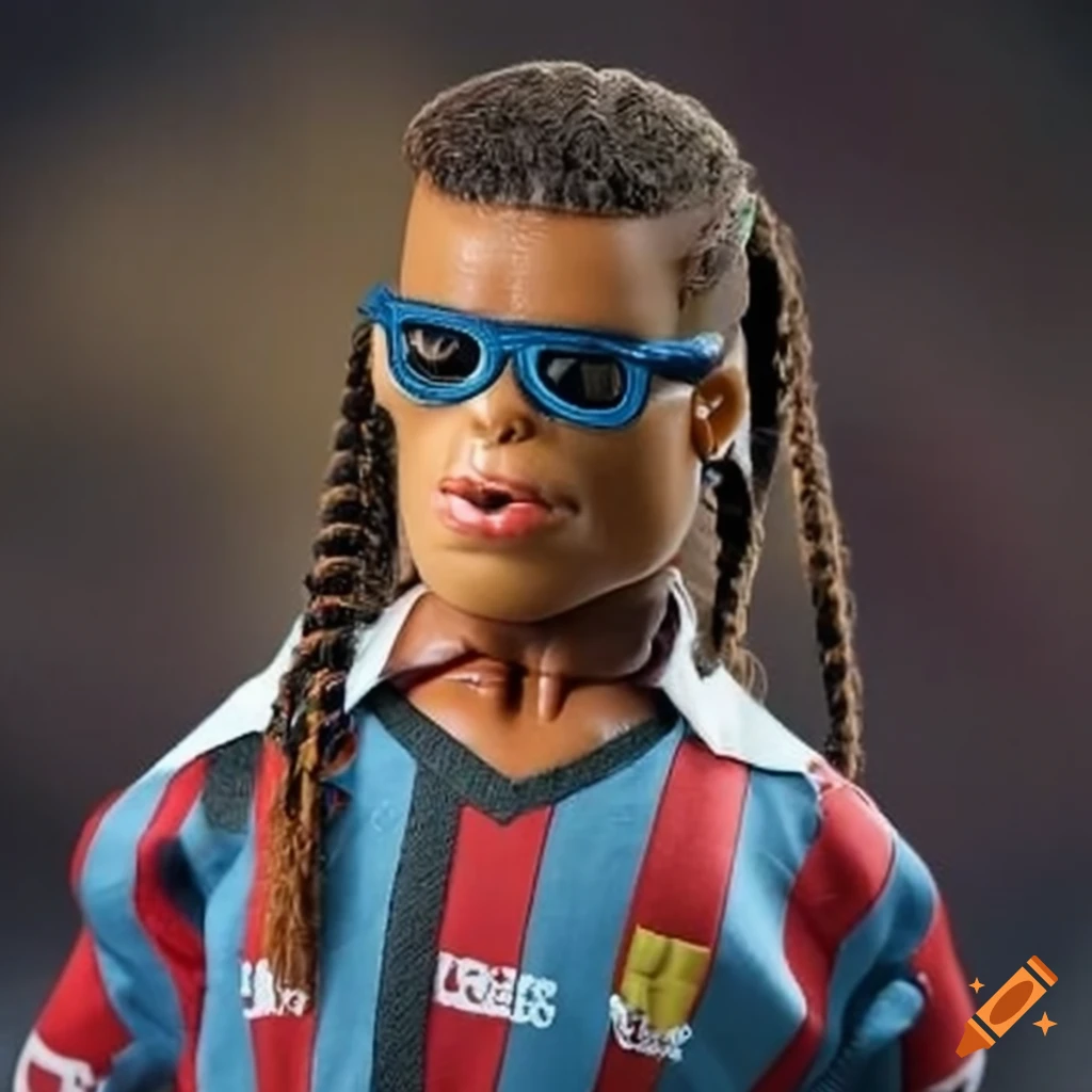 Sculpture of edgar davids on Craiyon