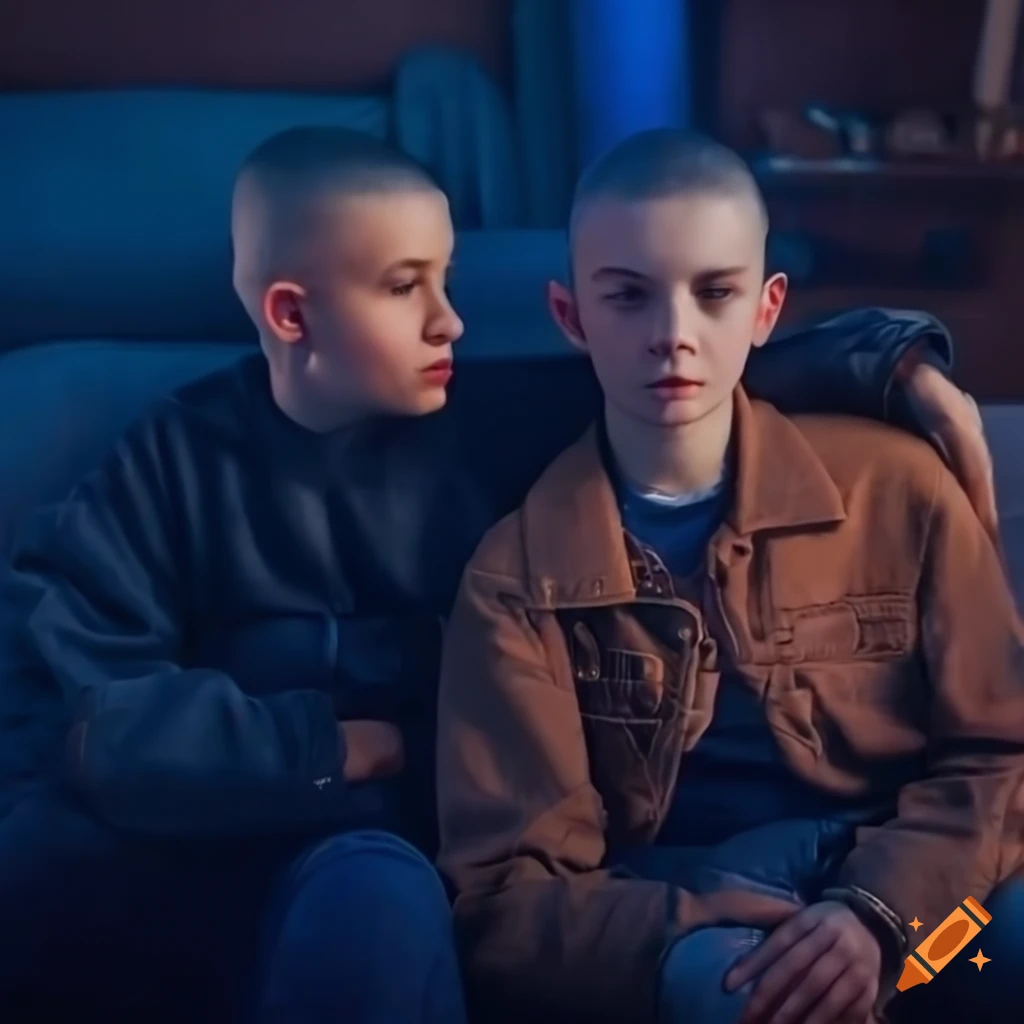 Two friends hugging in a dimly lit room on Craiyon