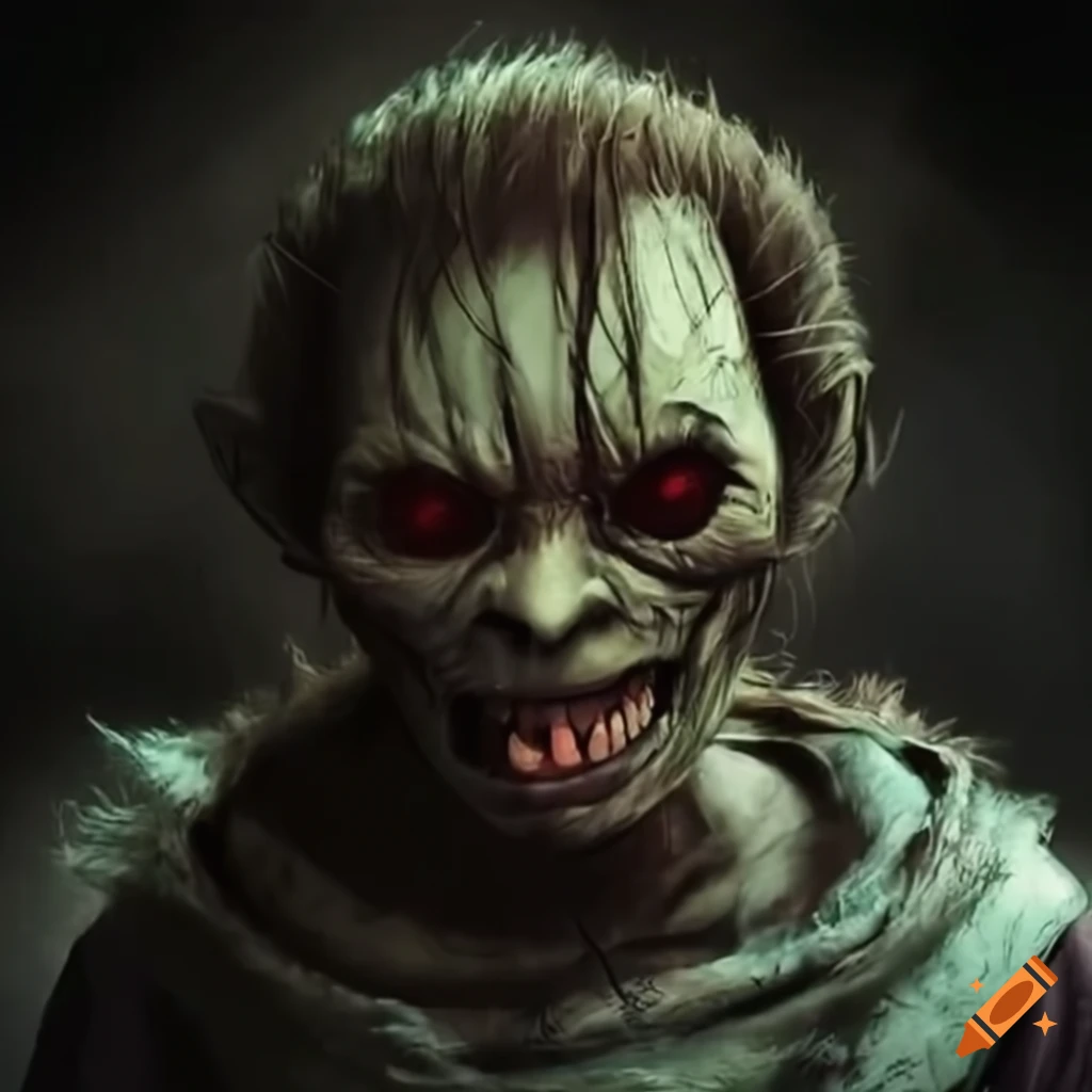 Magical scary human creatures on Craiyon