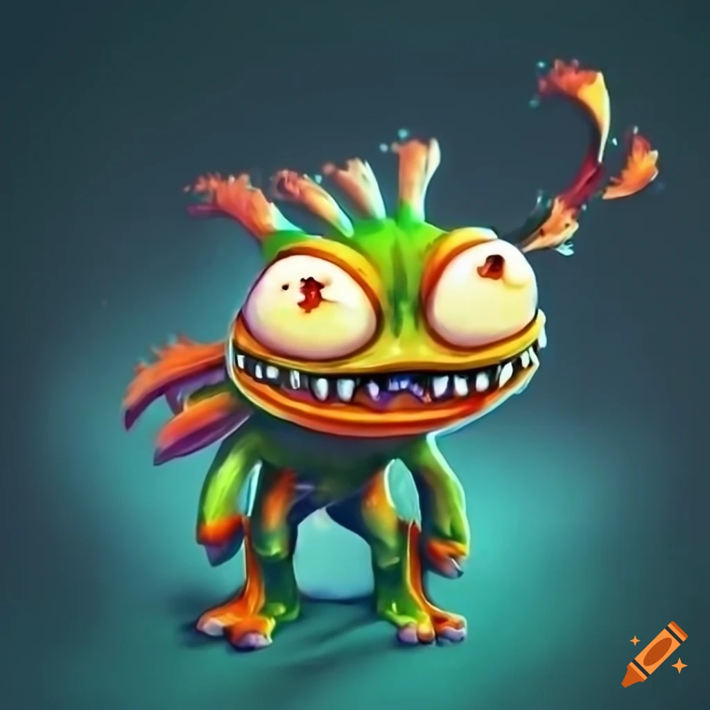 Cute murloc pet on Craiyon