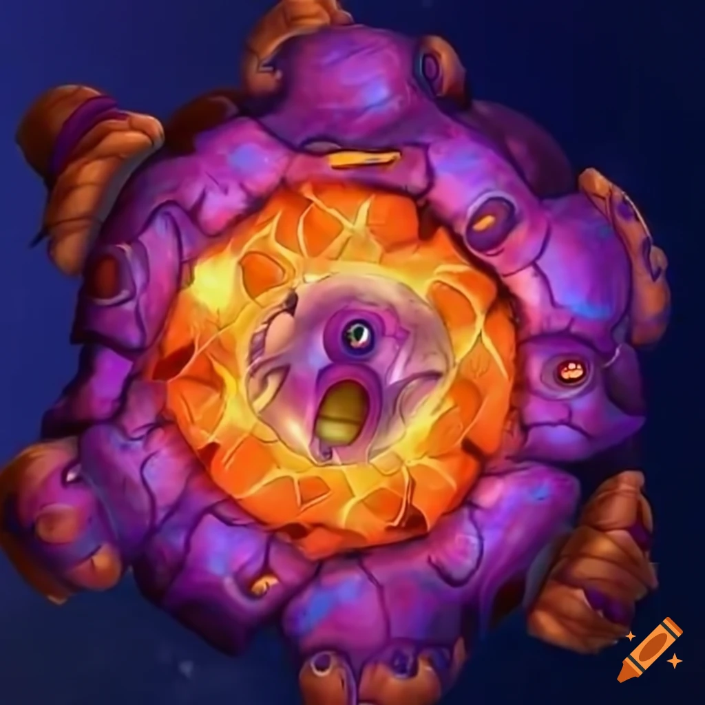 Image of a plasma dodecahedron in my singing monsters on Craiyon