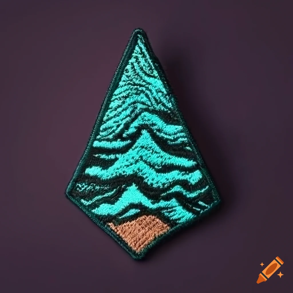 Noir graphic design patch on Craiyon