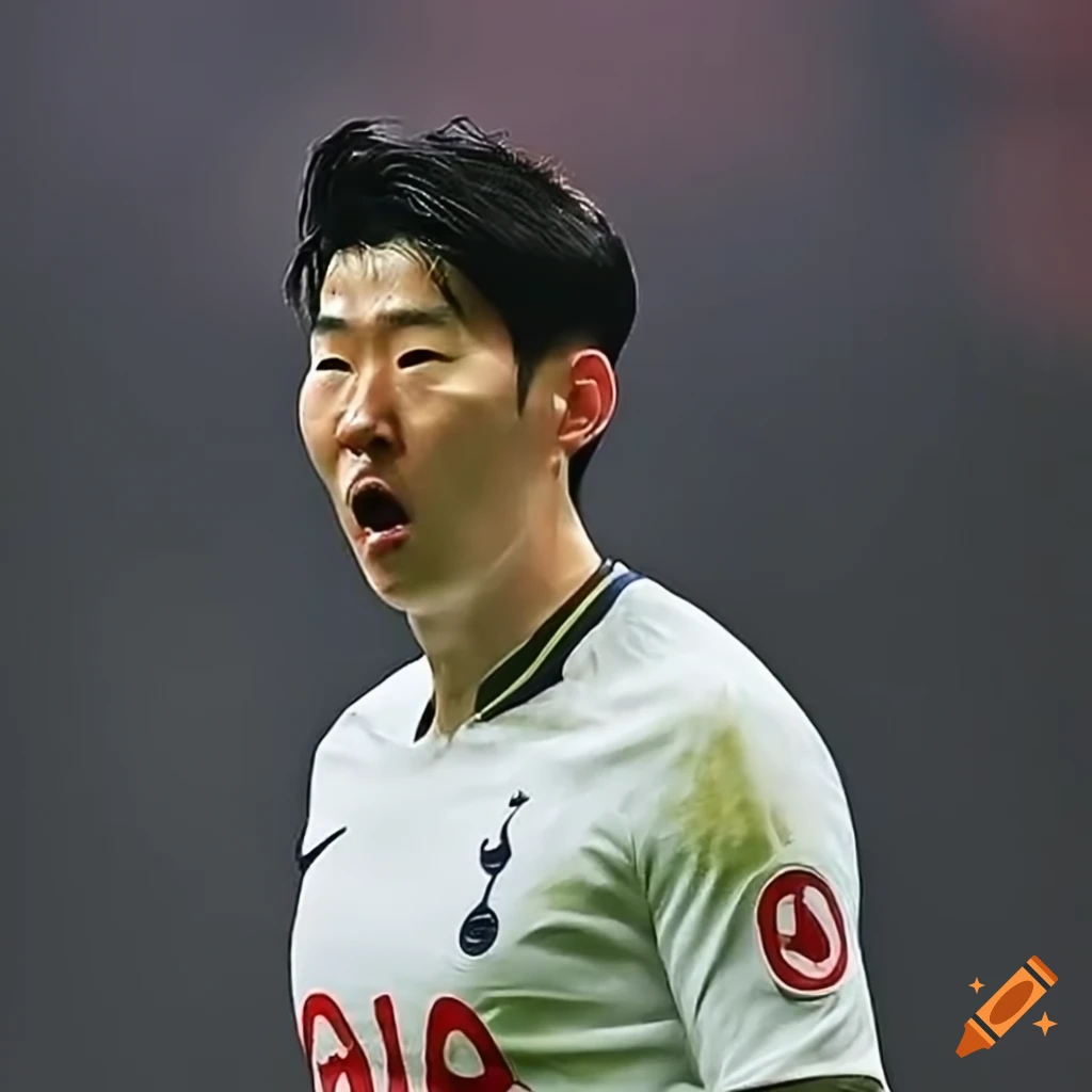 Son heung min in action