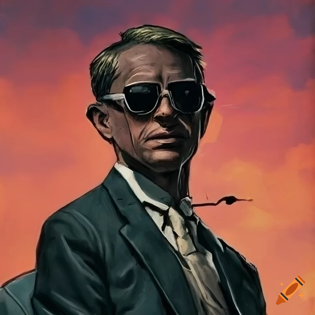 Cover of the Noir graphic novel by Norman Rockwell on Craiyon