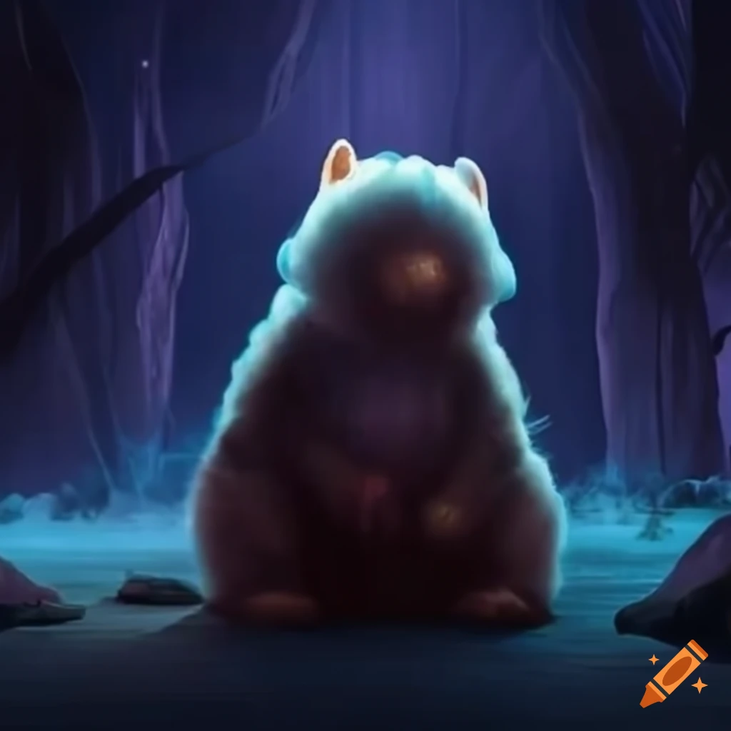 Image of a captivating mystical bidoof