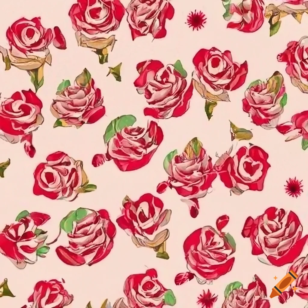 Rose pattern design