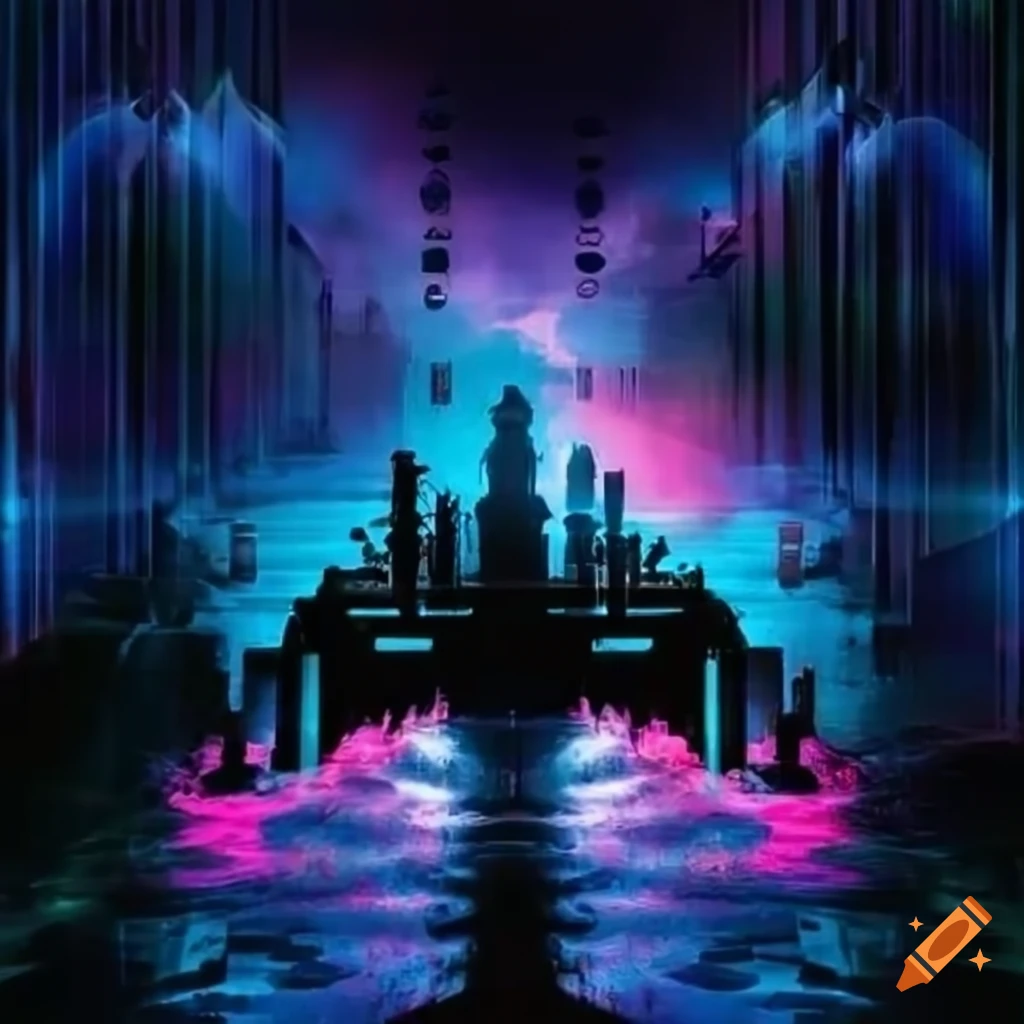 Electronic music album cover