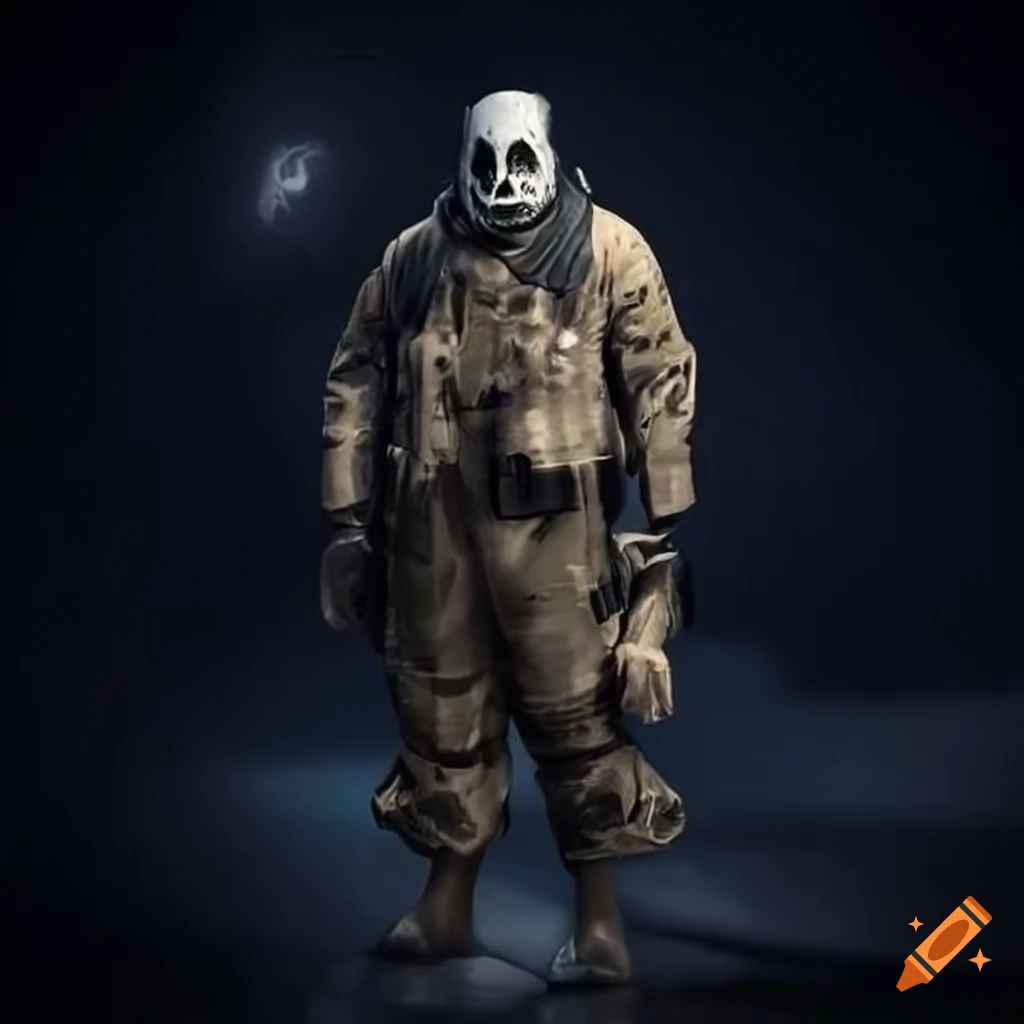 Artistic portrayal of a ghost cod in a dress on Craiyon