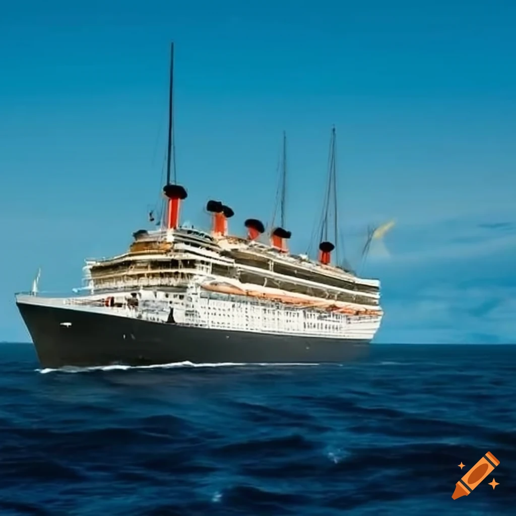 Picture of the s.s. citadel cruise ship on Craiyon