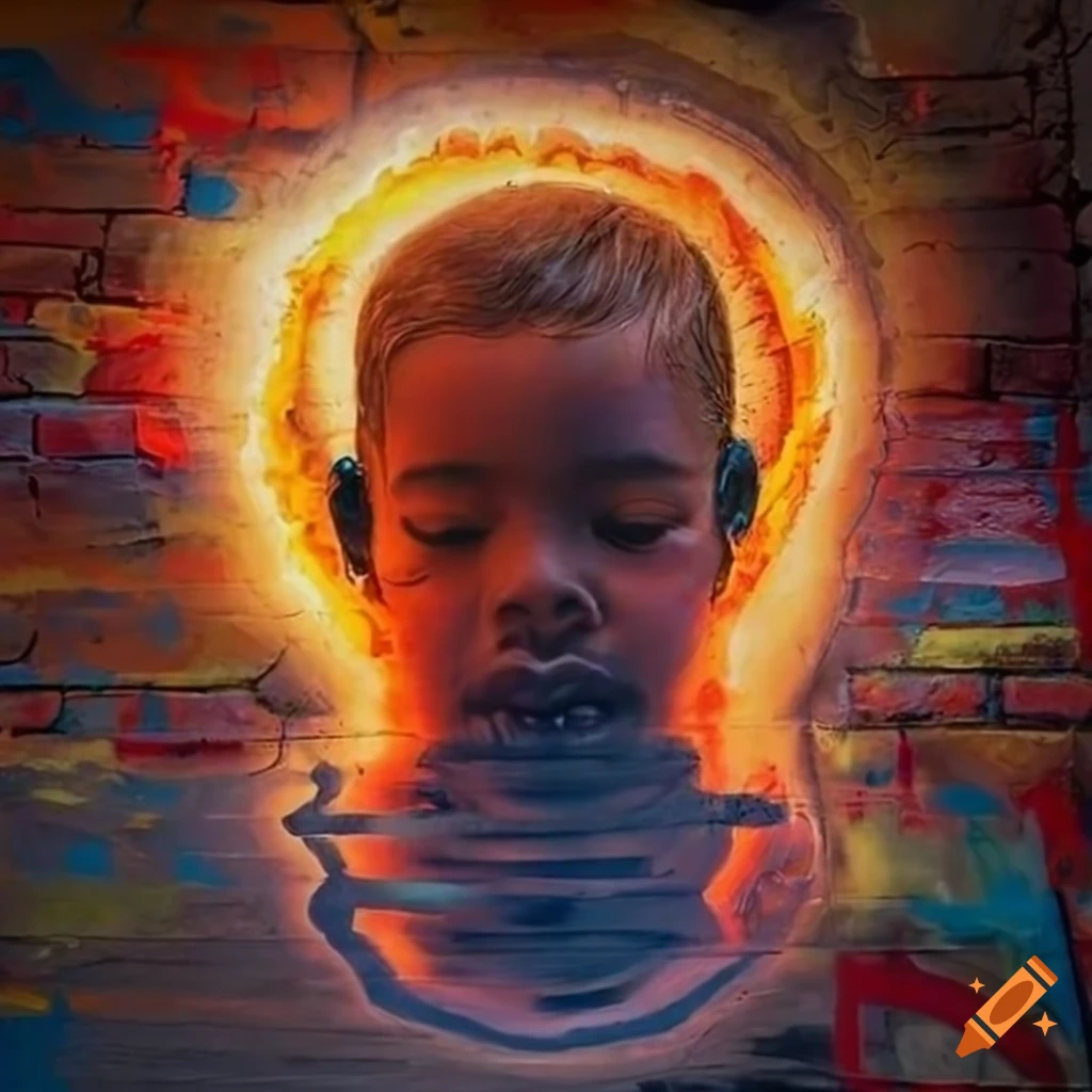 A graffiti painted on an urban mural that says 'artificial intelligence ...