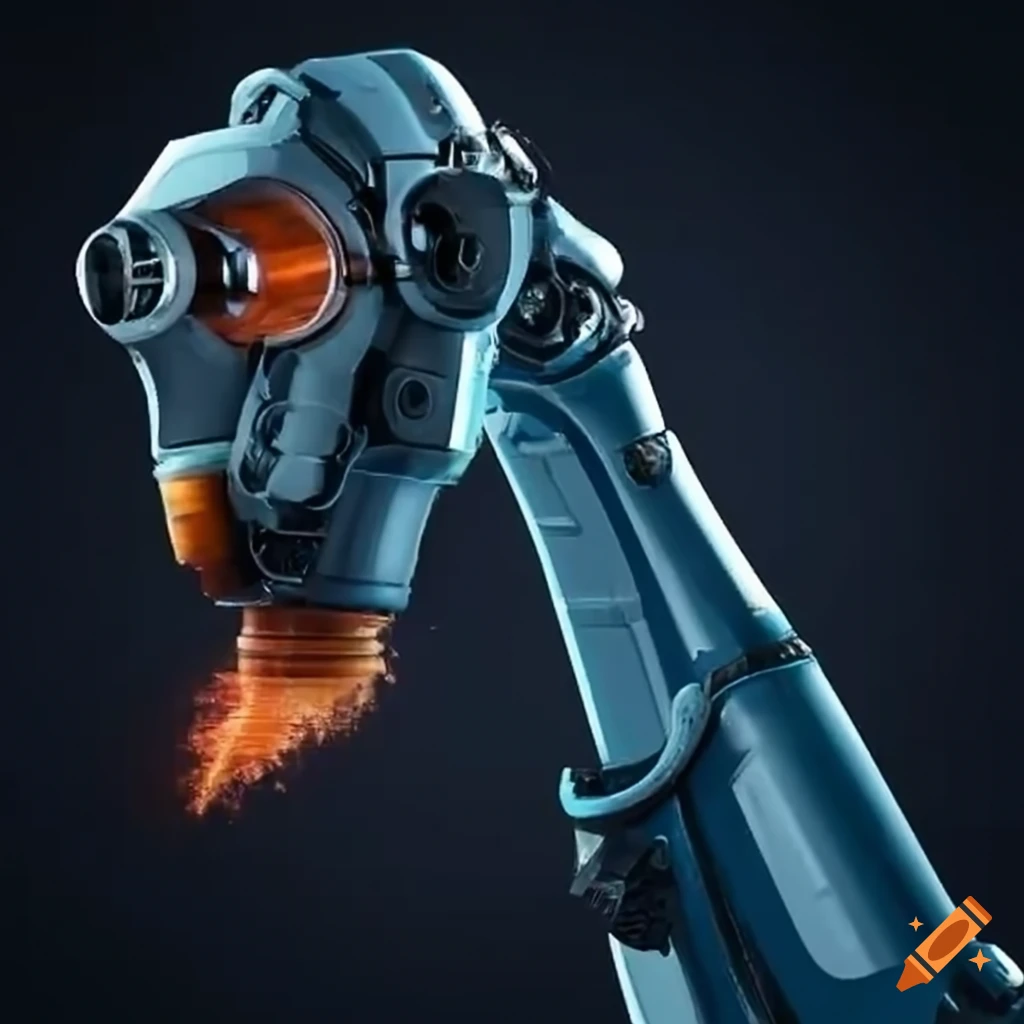 Image of a giant robotic electric tool