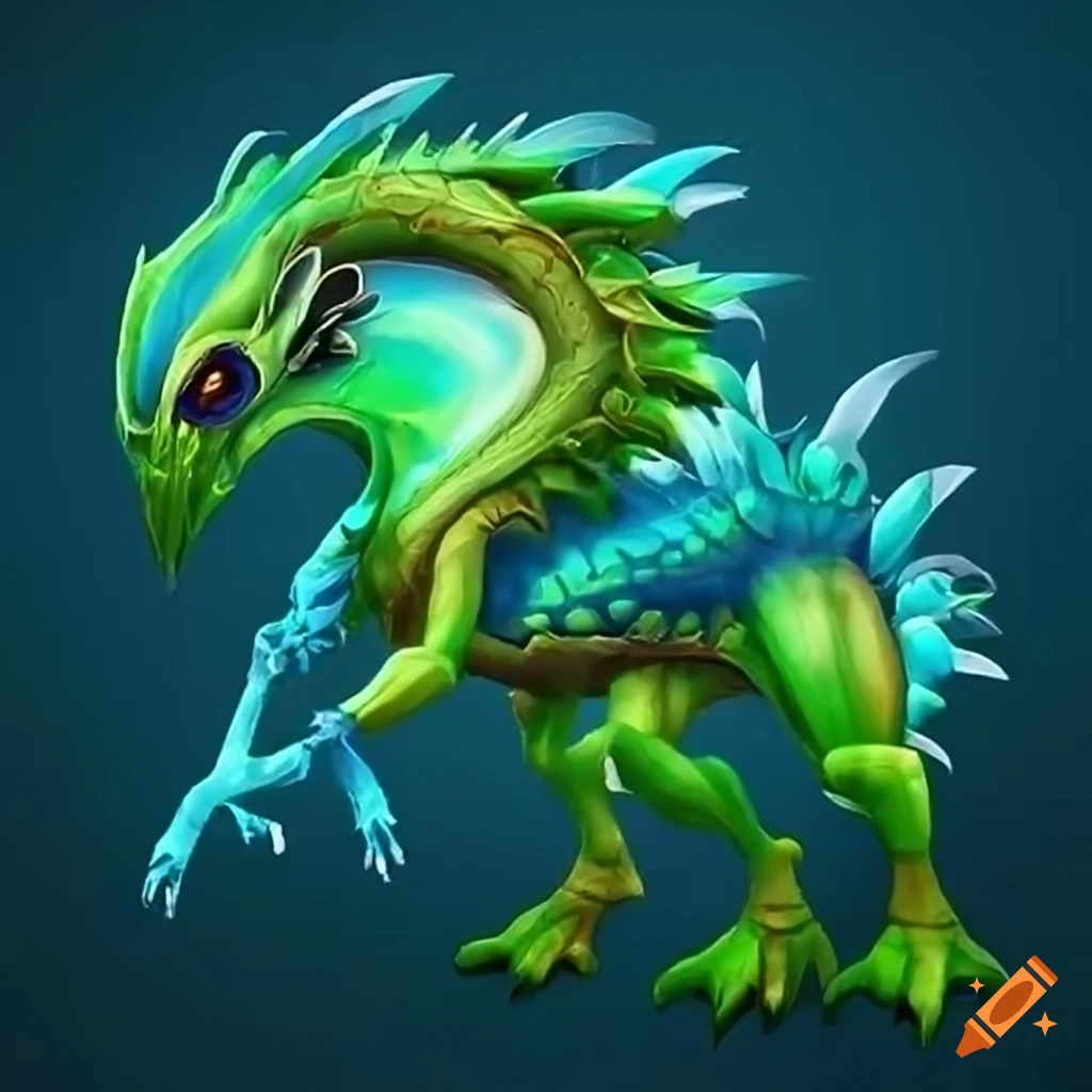Adorable yellow baby dragon with lightning on Craiyon