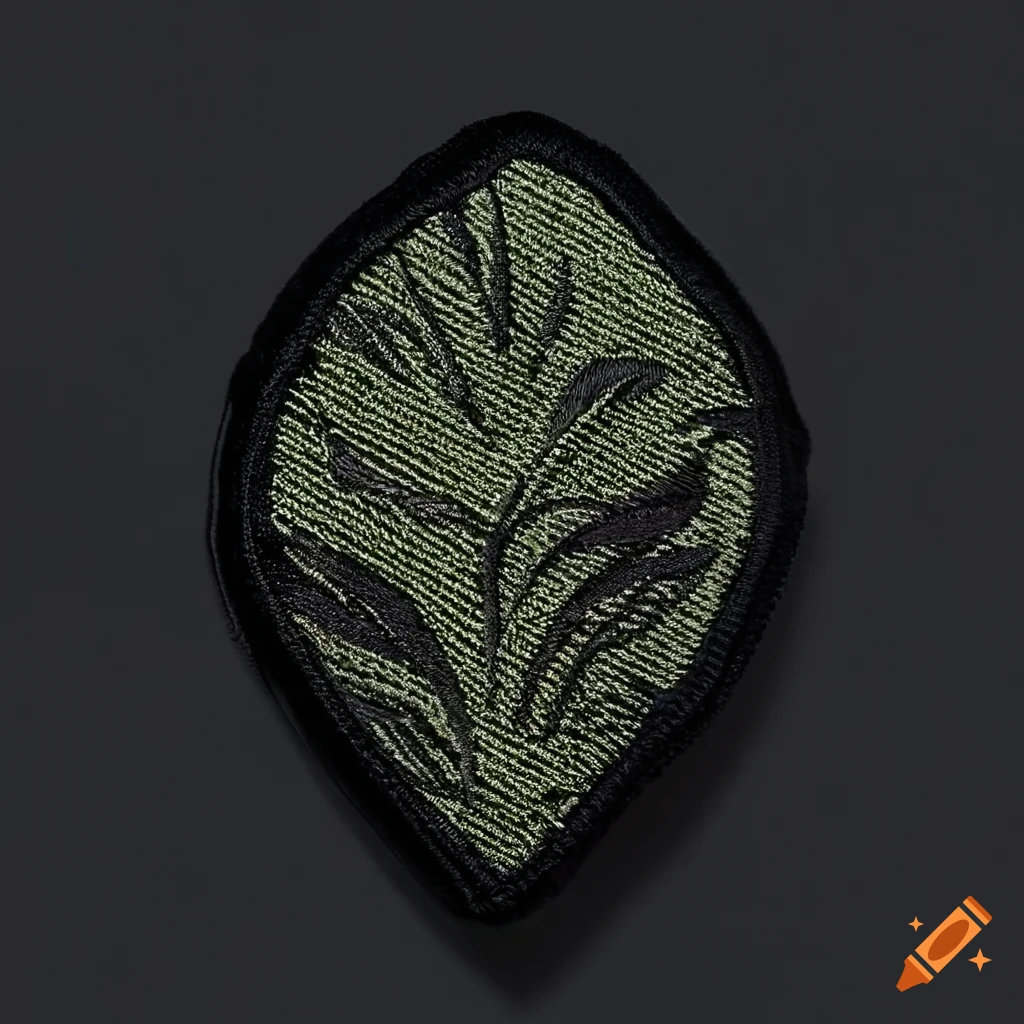 Noir graphic design patch badge