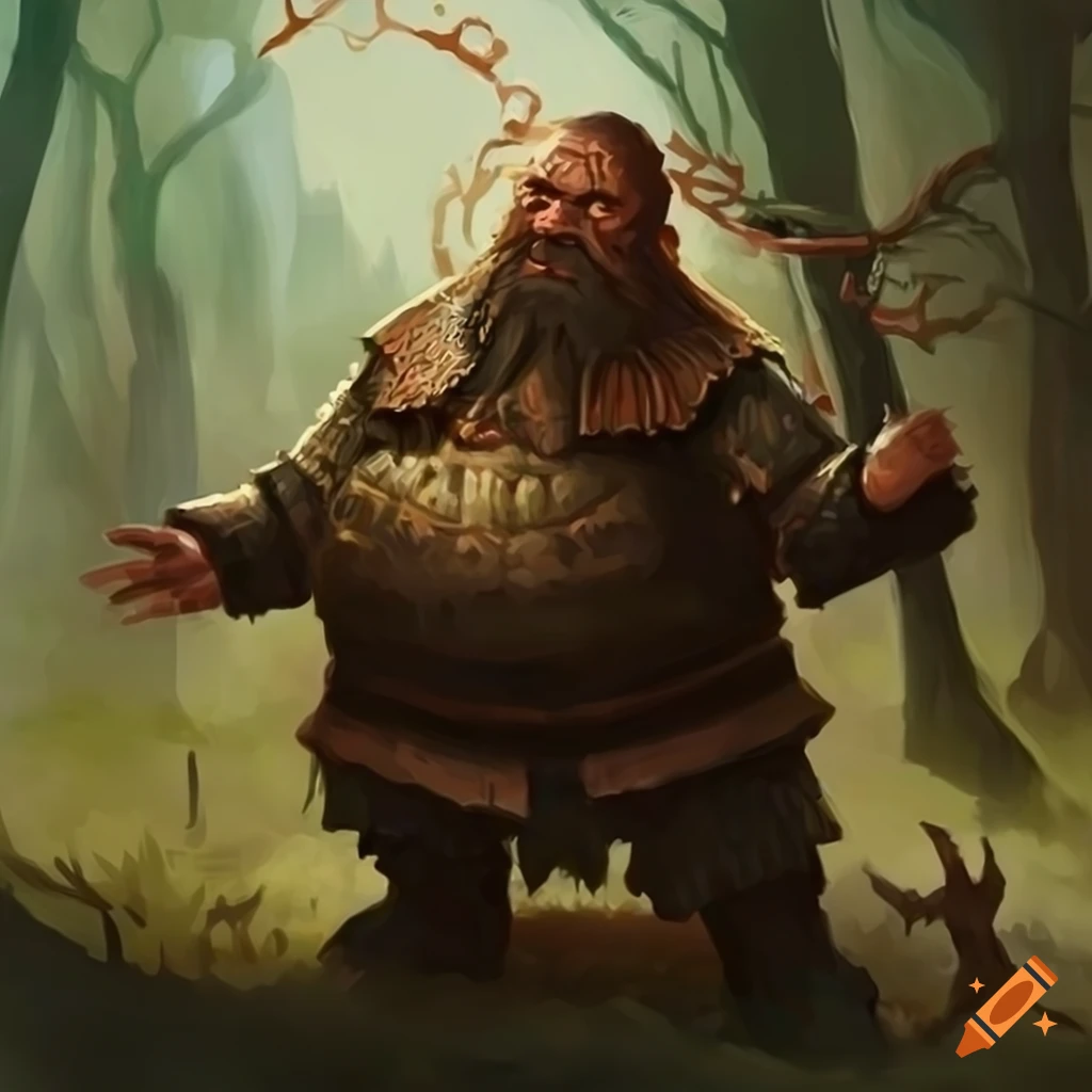 Fantasy illustration of an asian dwarf warrior in ancient chinese armor ...