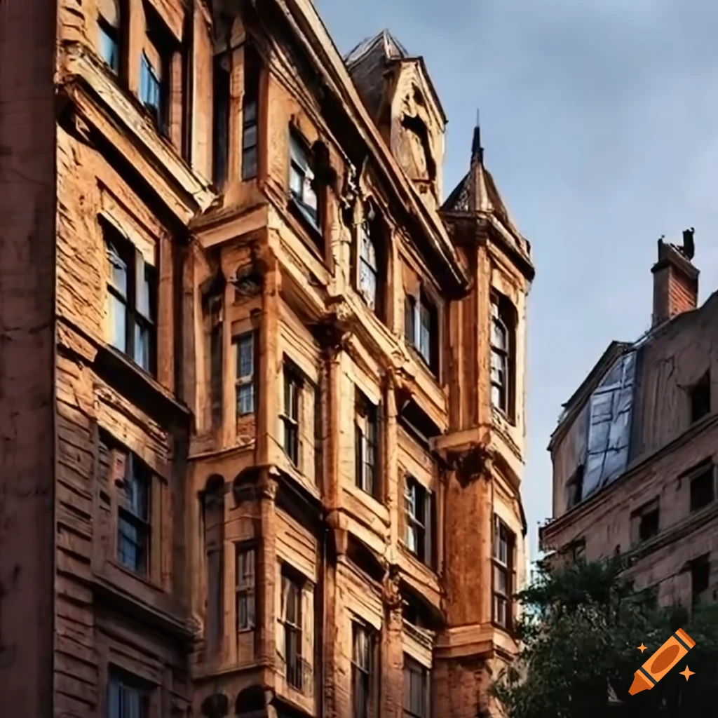 Historic wooden residential building on Craiyon