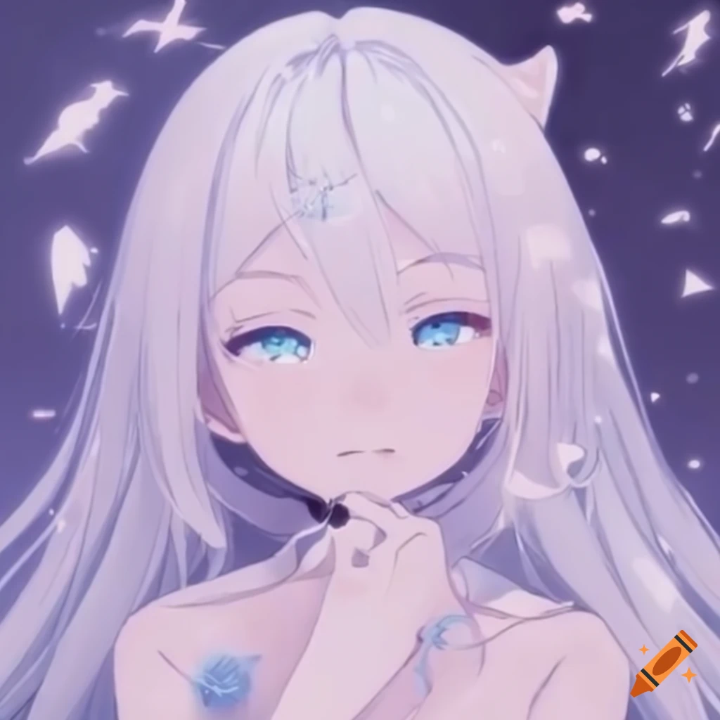 Profile picture of an ethereal anime girl on Craiyon