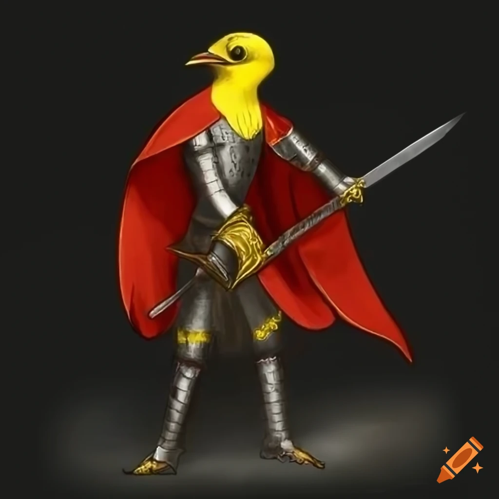 Anthropomorphic cockatiel crafting in studded metal armor in a dnd ...
