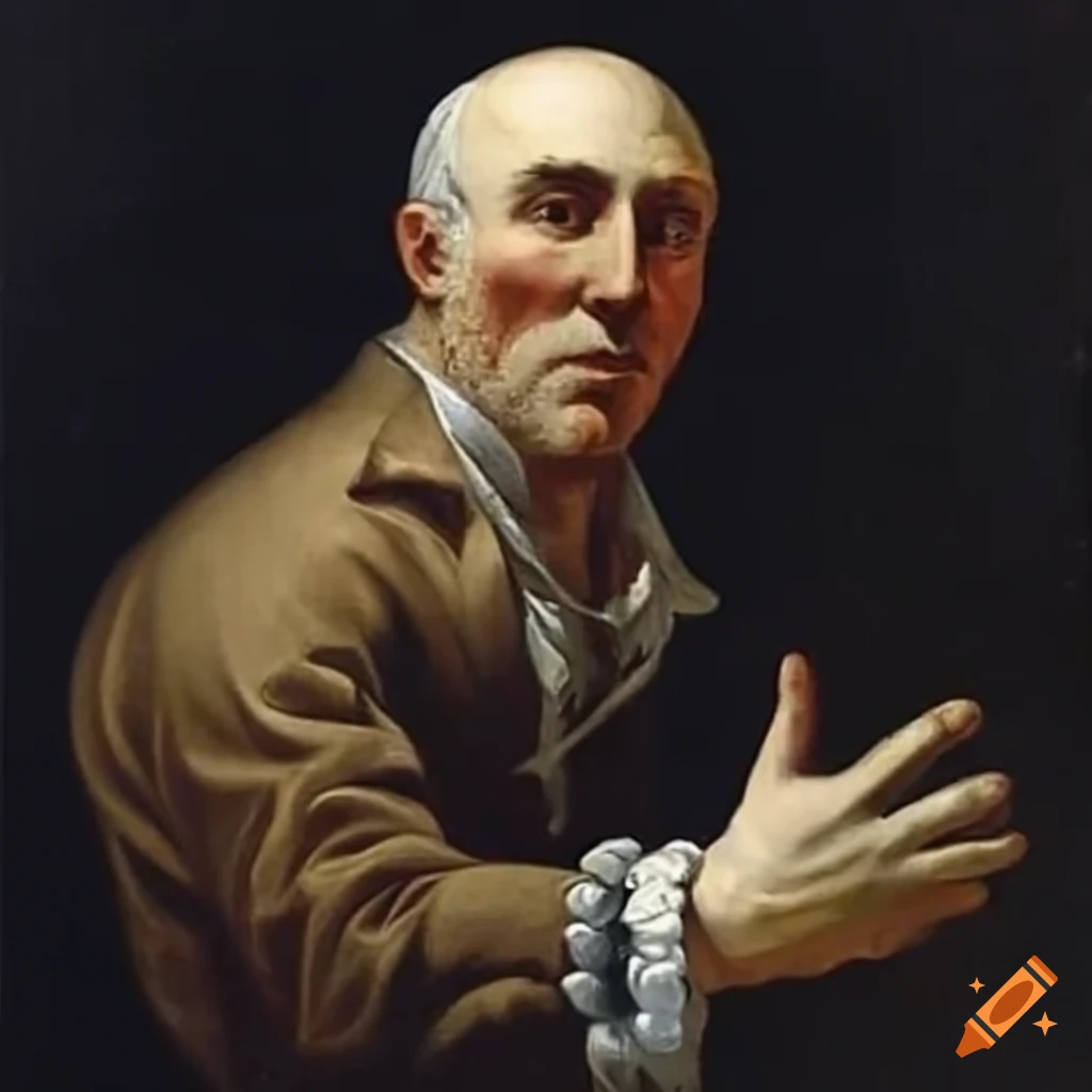 Baroque painting of ed o'neill as al bundy