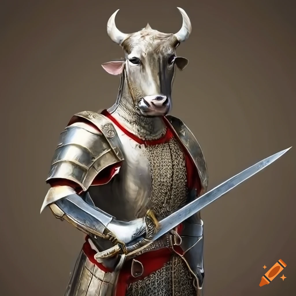 Knight enjoying watermelon in a tavern on Craiyon