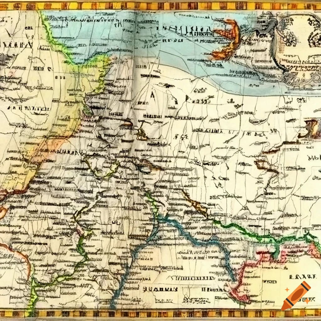 Cute map of balochistan on Craiyon