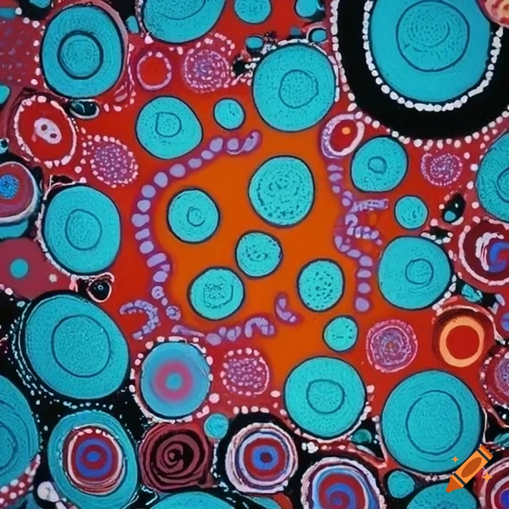 Aboriginal Art With Dot Style On Craiyon