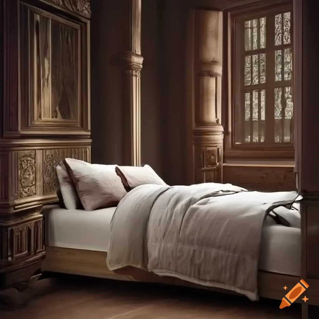 Photorealistic image of a well-made bed on Craiyon