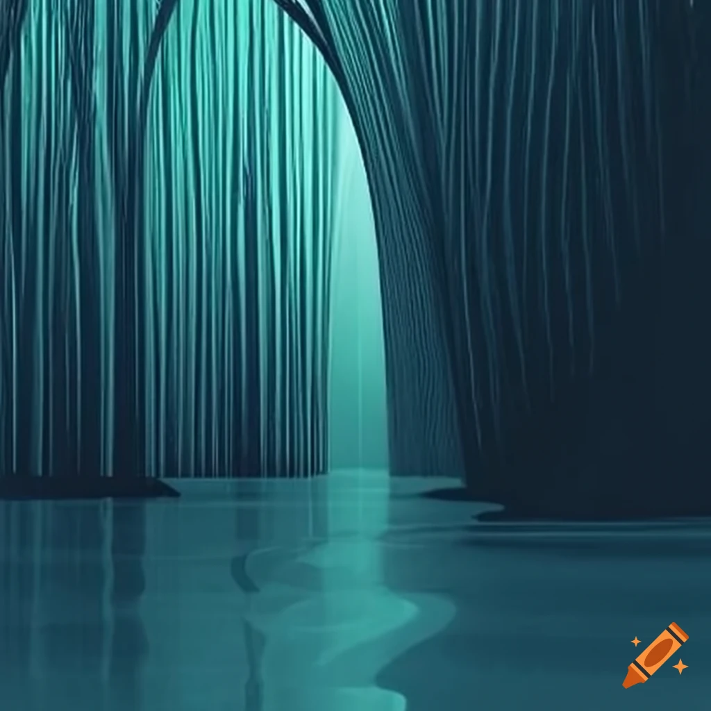 Mind-bending landscape artwork on Craiyon