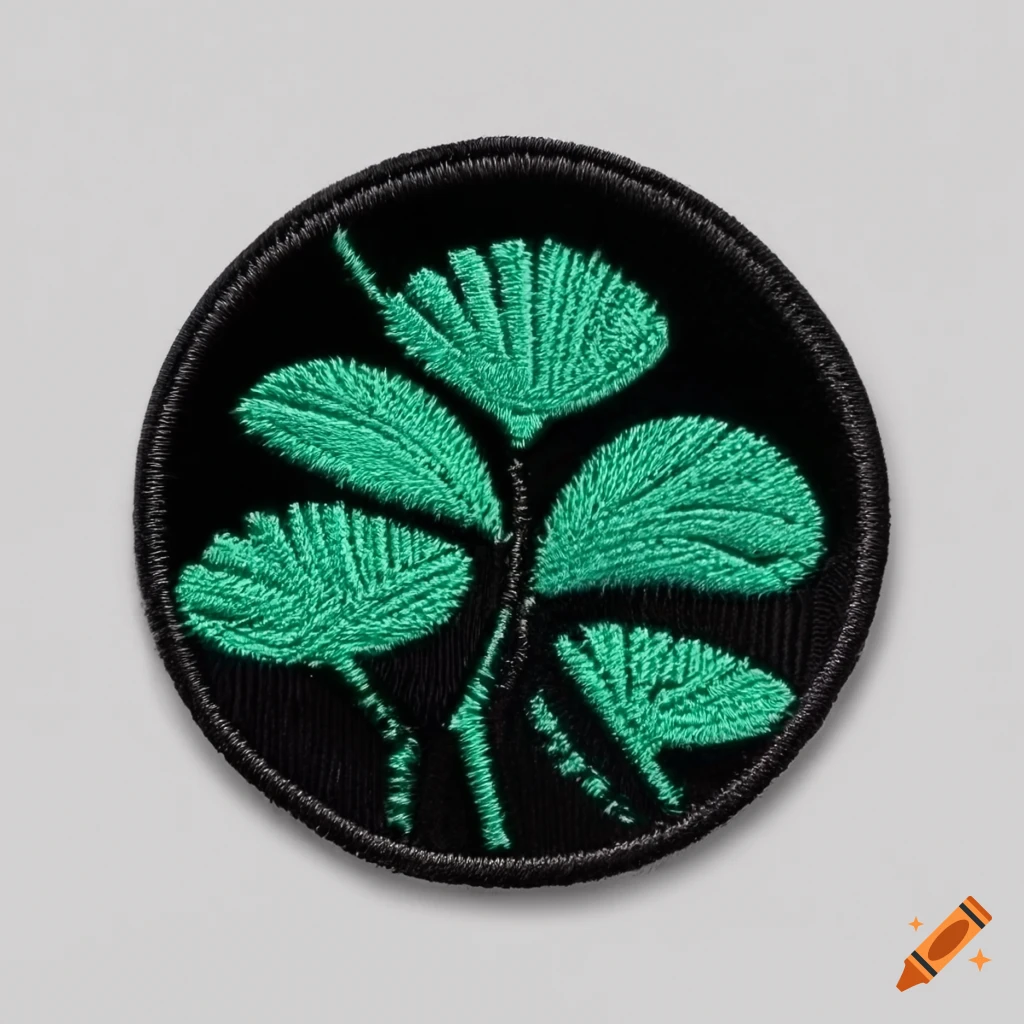 Noir graphic design patch badge
