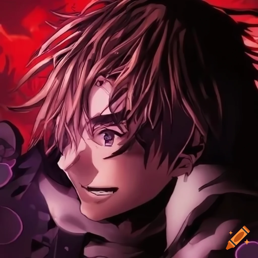 Anime character deep in thought