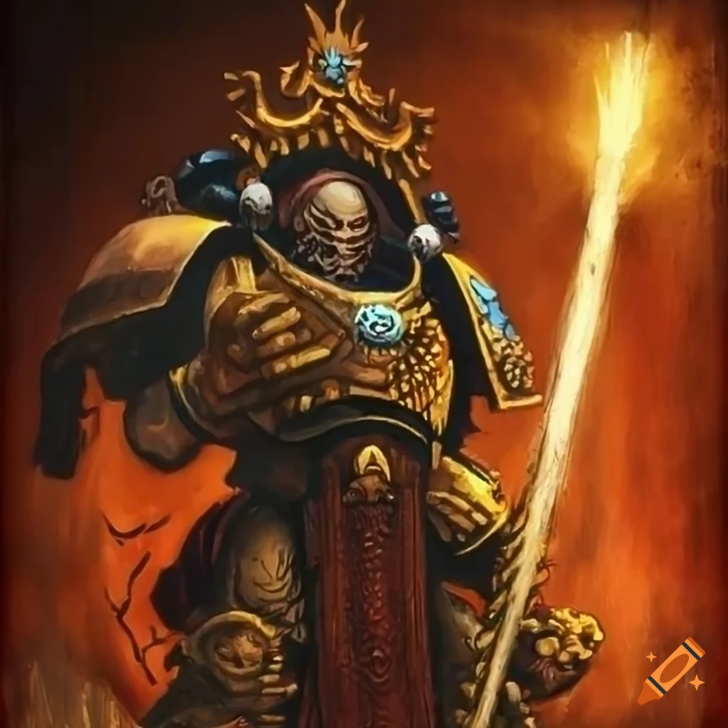 Illustration of Primarch by Jan Pieńkowski on Craiyon