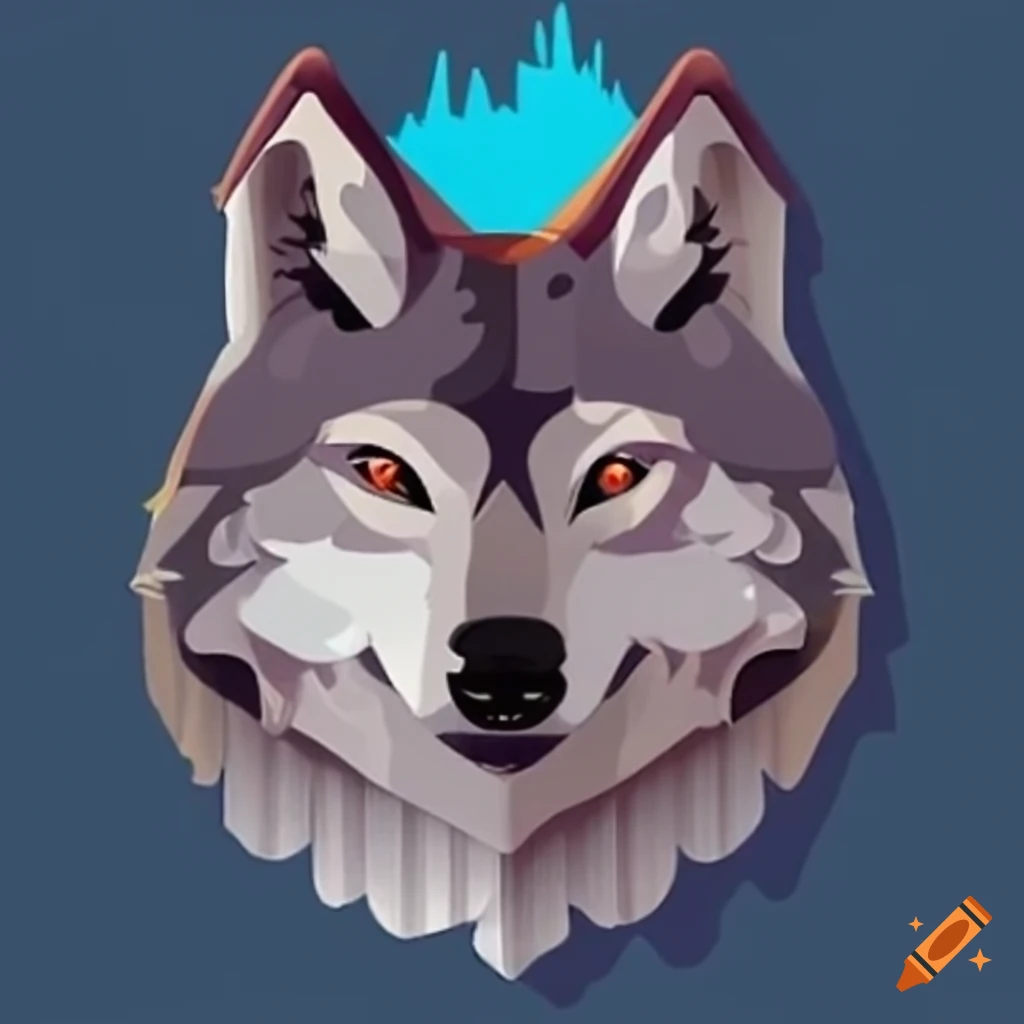 Close-up of a majestic wolf