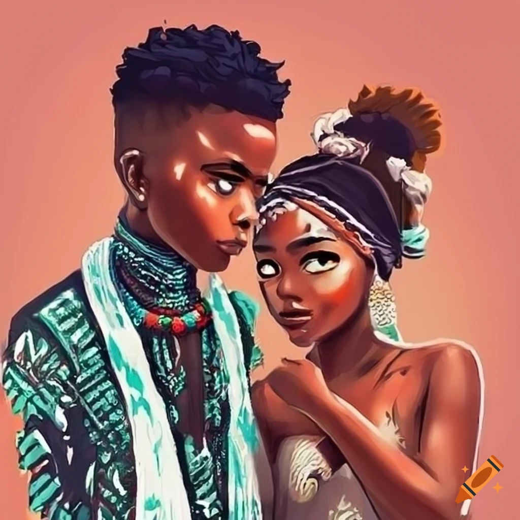 Image of nnaemeka tribe boy and okeke city girl