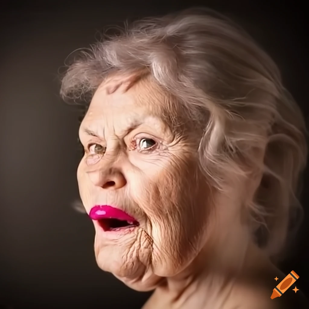 Portrait of a confident senior woman on Craiyon