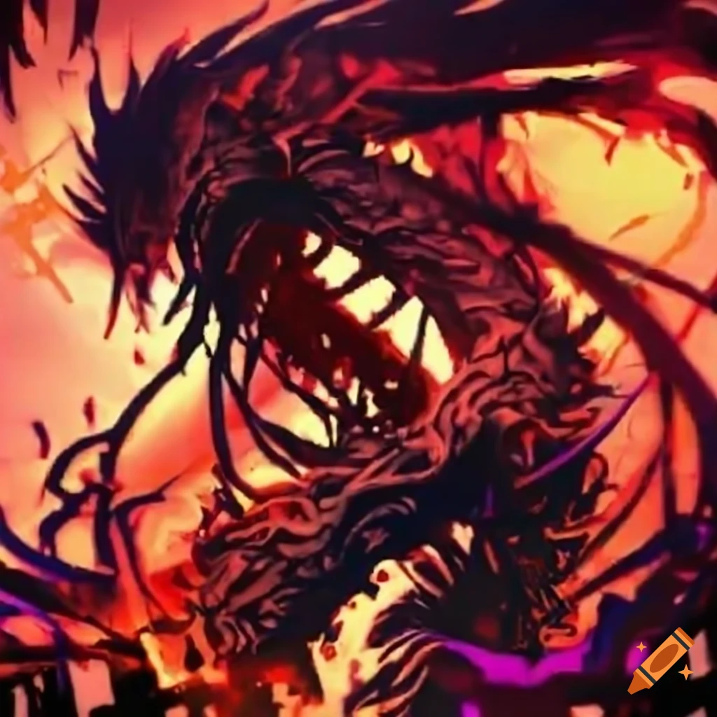 Digital art of a character named chaos enjiin