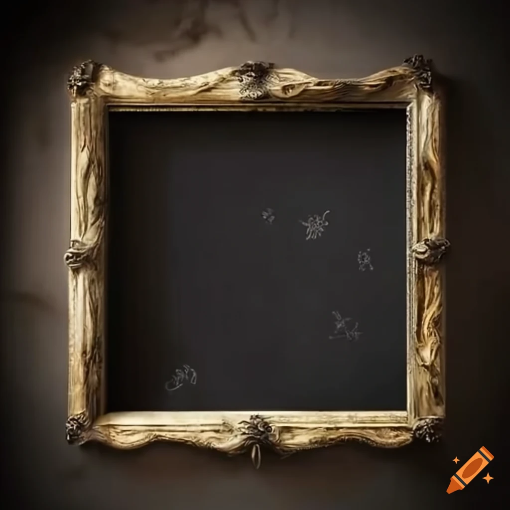 Haunting vintage picture frame