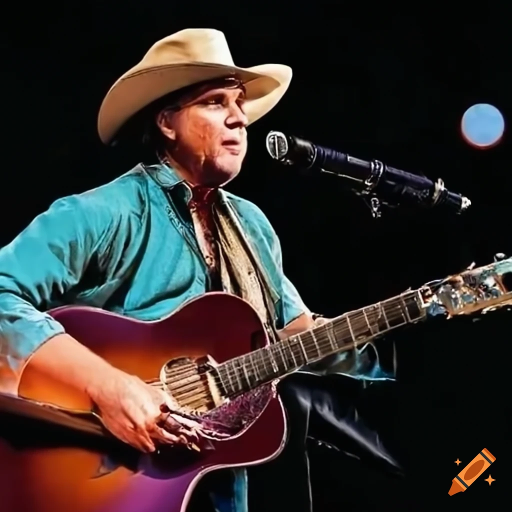 Country singer holding a bud light on Craiyon