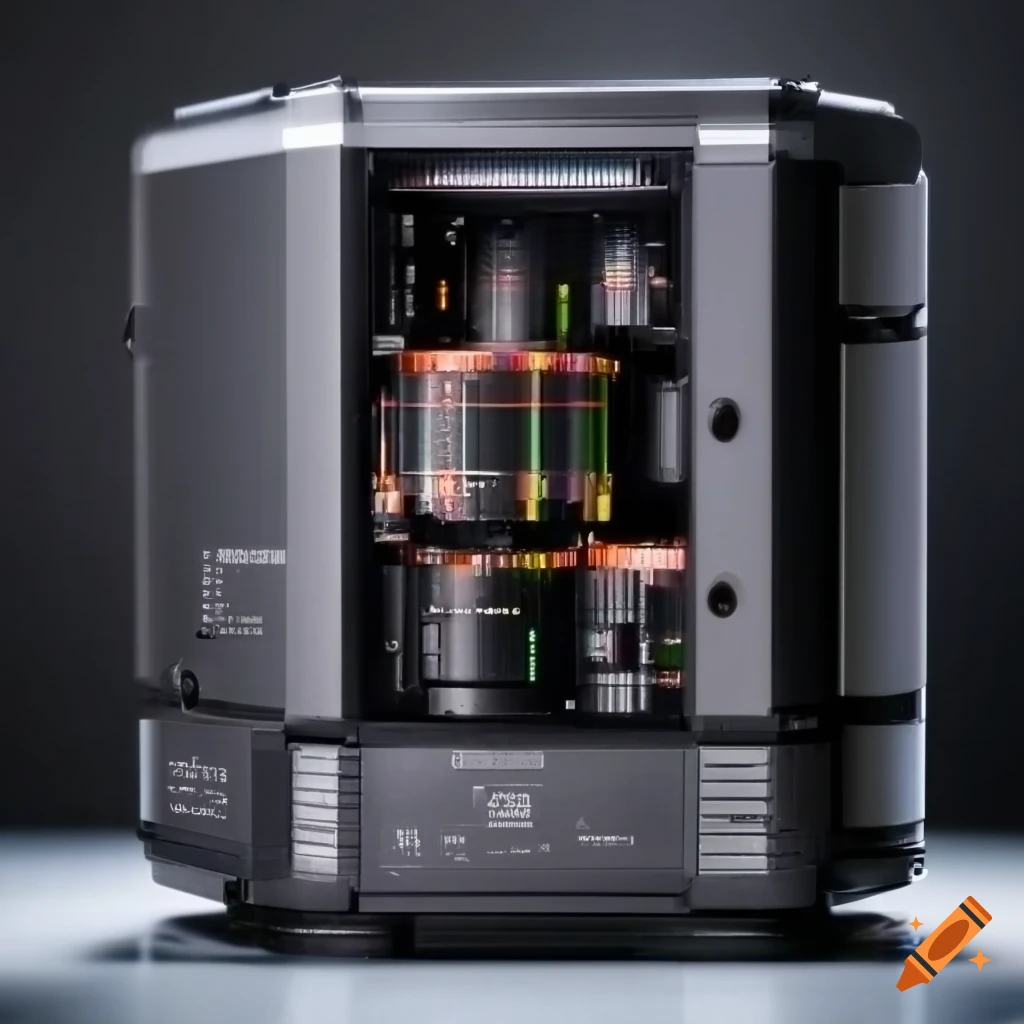 Blueprints of a matter replicator on Craiyon