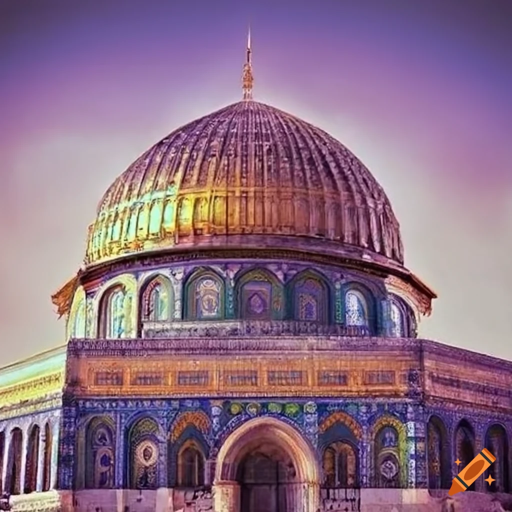 Mosaic portrait of aqsa