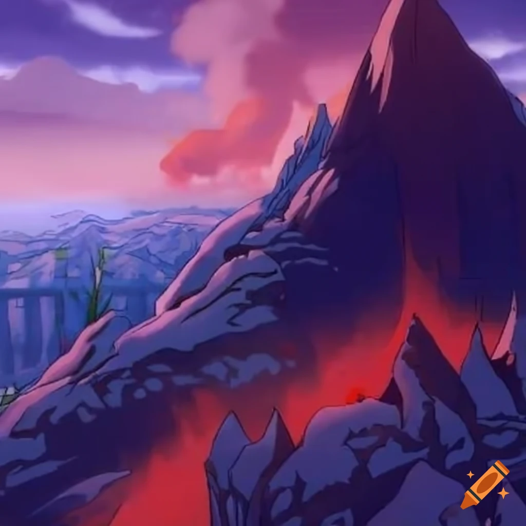 View from mt pyre in pokémon