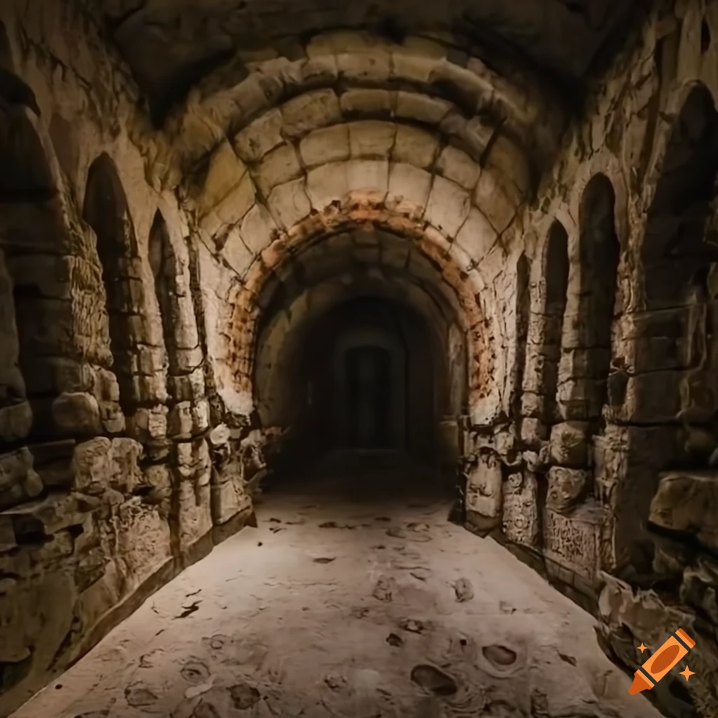 Image of a large dungeon on Craiyon