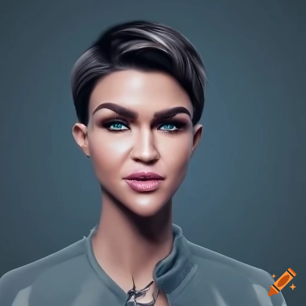 Ultra hd portrait of ruby rose in times square