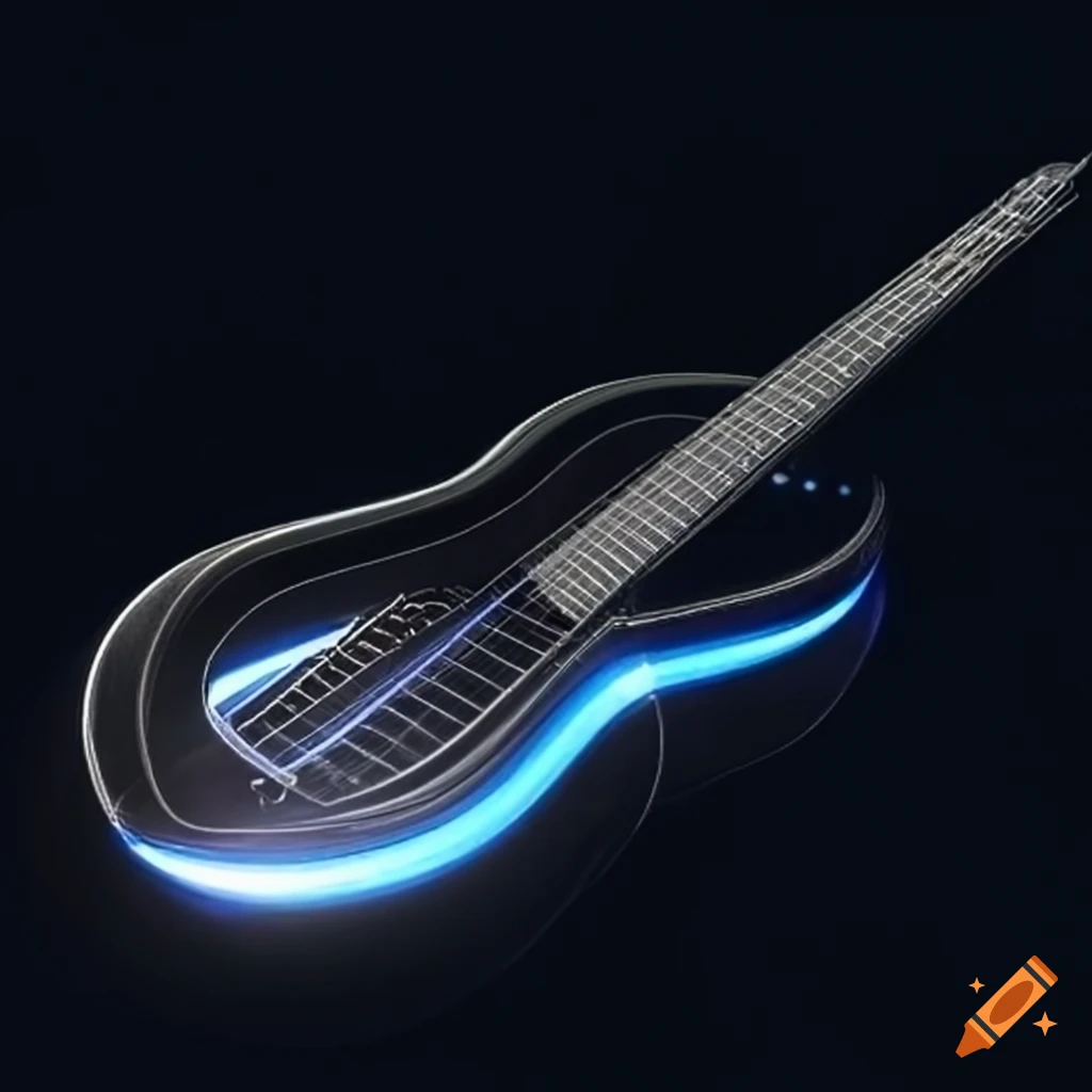 Futuristic guitar