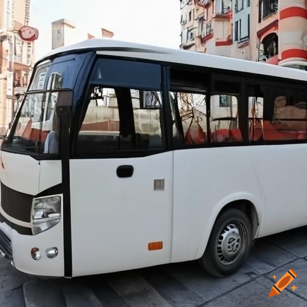 Turkish minibus in the streets on Craiyon